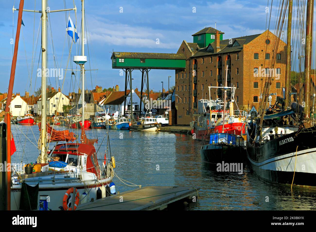 Wells next the Sea, Norfolk, Harbour, Granary, Town, Port, England, UK ...