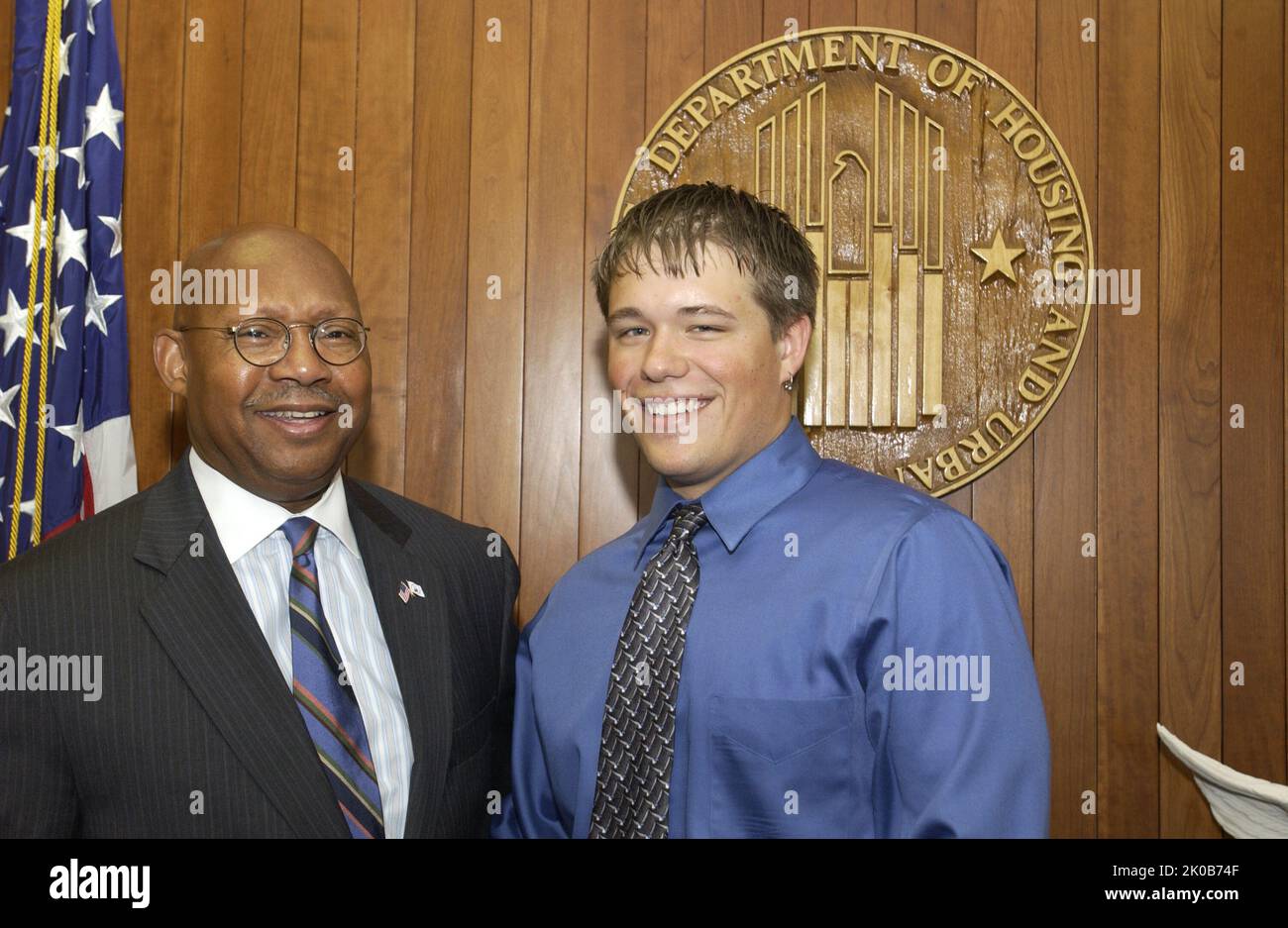 Secretary Alphonso Jackson with Executive Personnel Management Staffers ...