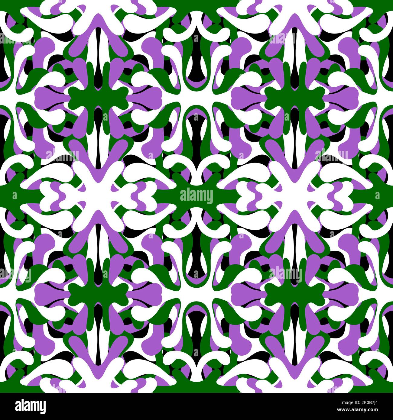 Abstract floral seamless ethnic ornaments pattern for fabrics and ...