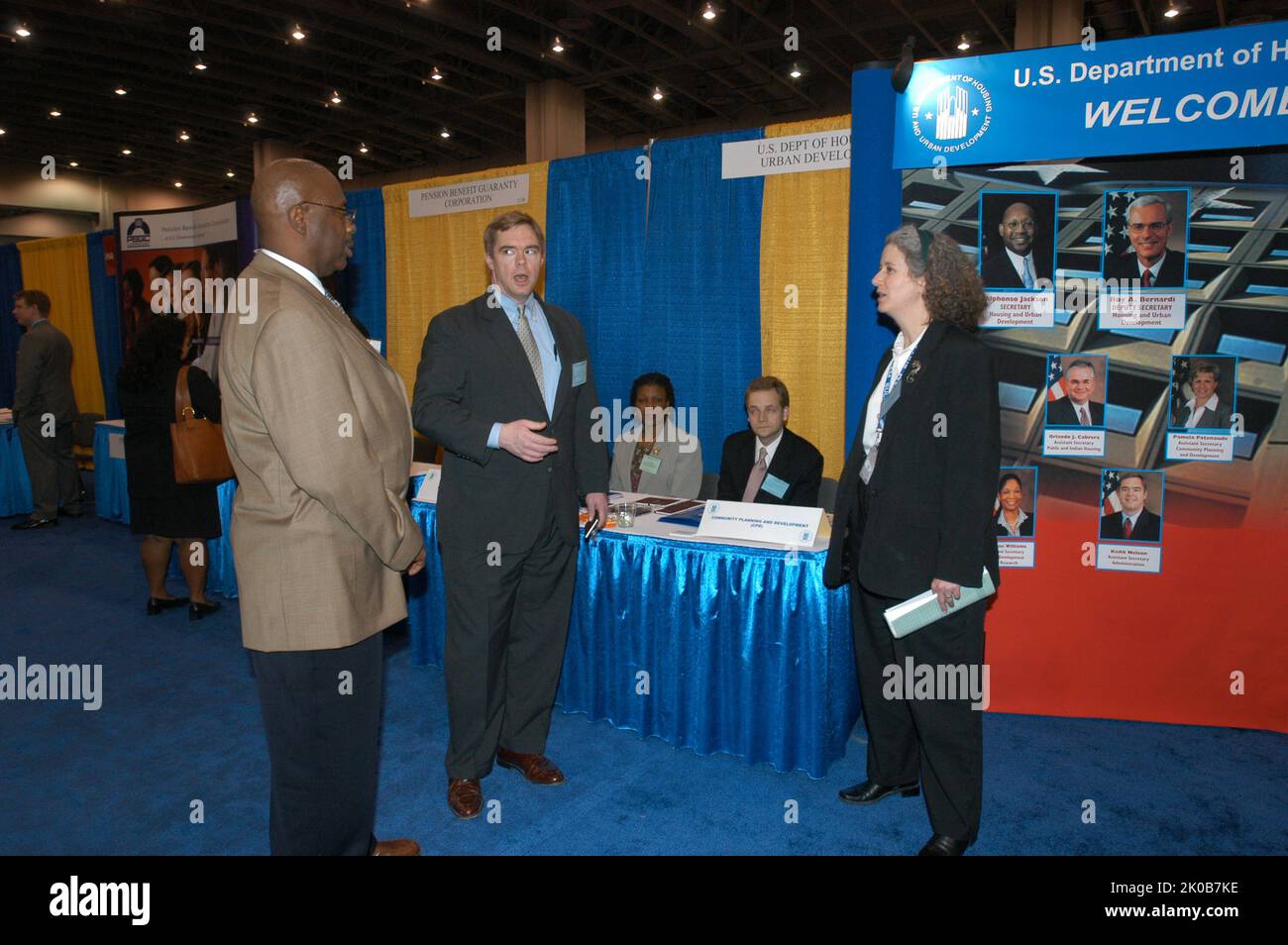 HUD Displays, Staff at Job Fair - HUD representatives, displays ...