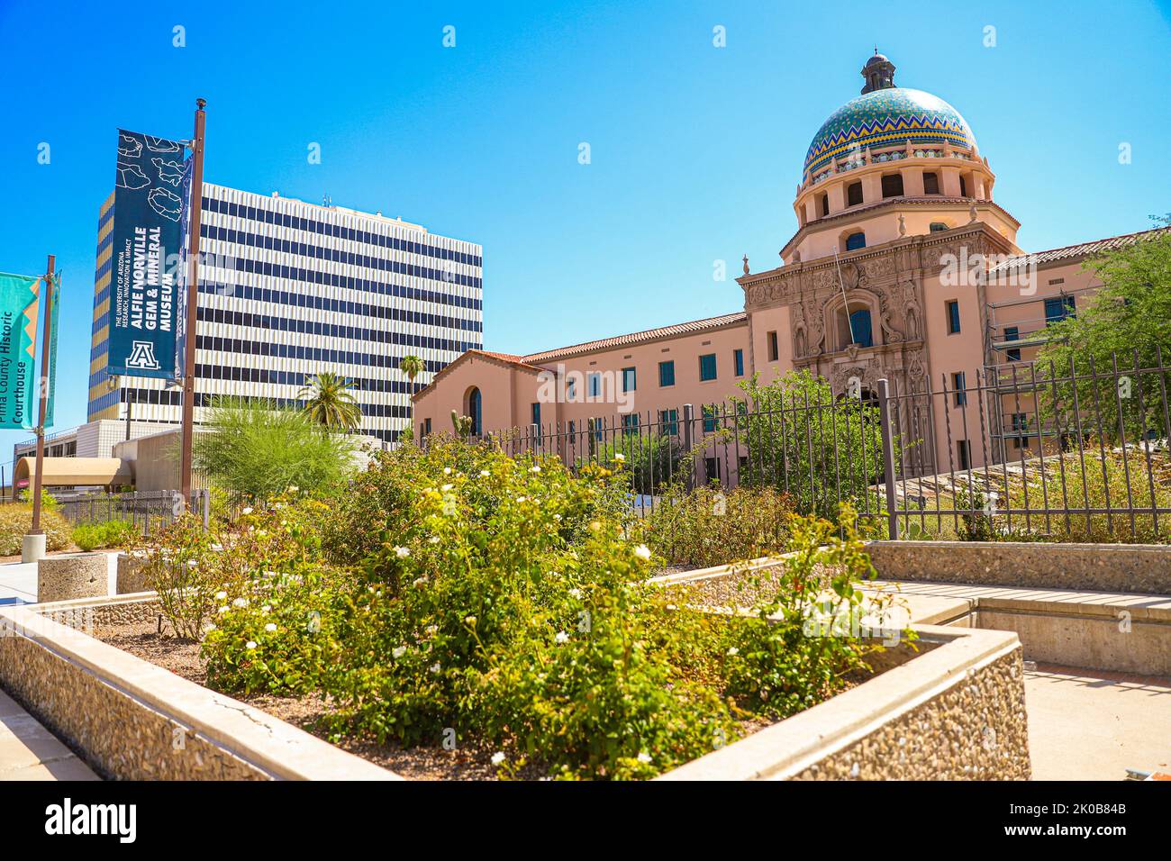 Garden in The University of Arizona Alfie Norville Gem & Mineral Museum ...