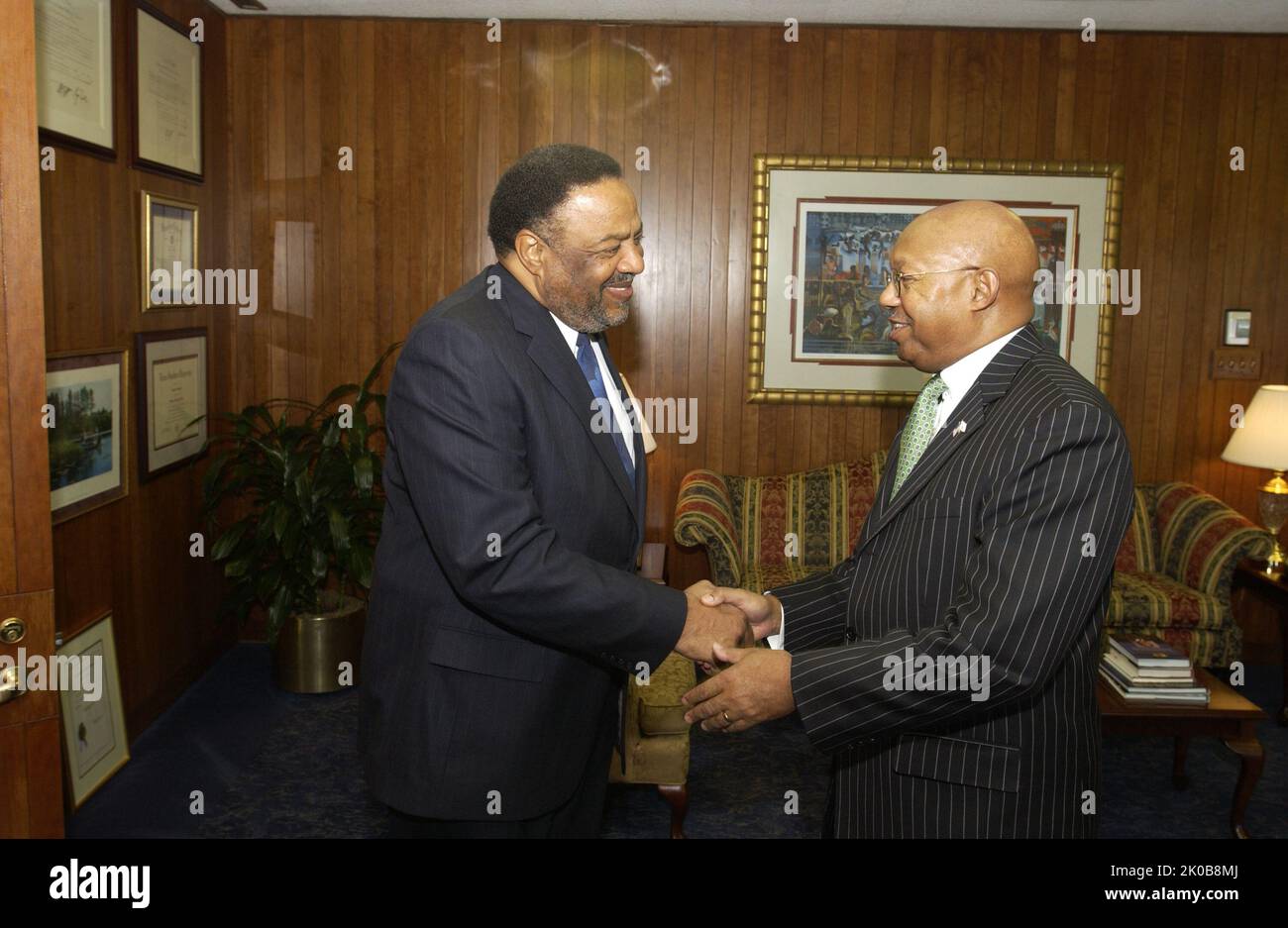 Secretary Alphonso Jackson with Mobile Mayor Samuel Jones - Secretary ...