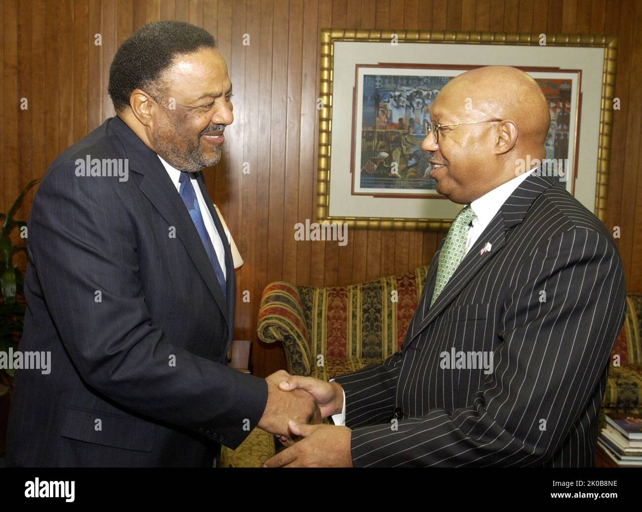 Secretary Alphonso Jackson with Mobile Mayor Samuel Jones - Secretary ...