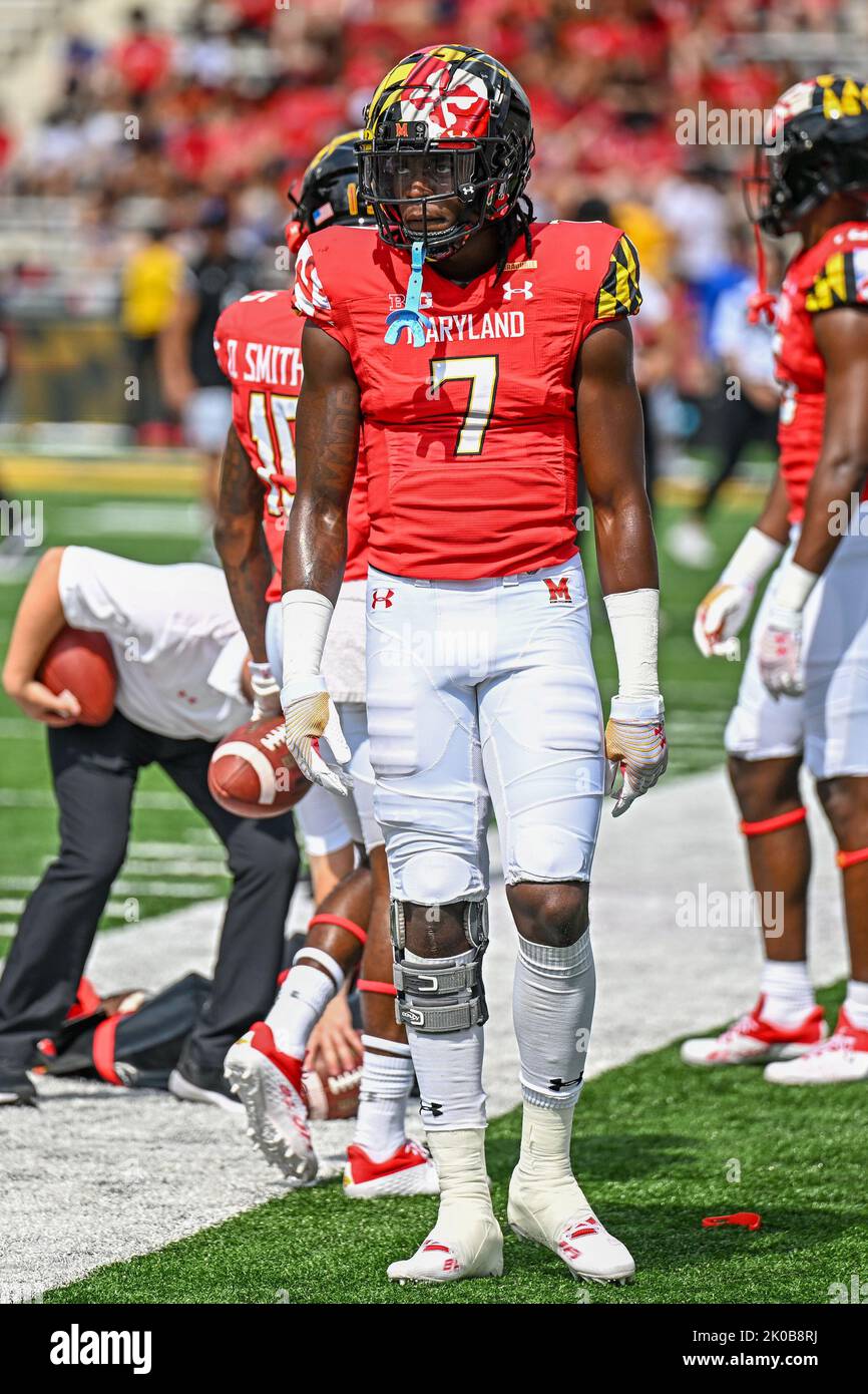 September 03, 2022: Maryland Terrapins wide receiver Dontay Demus Jr ...