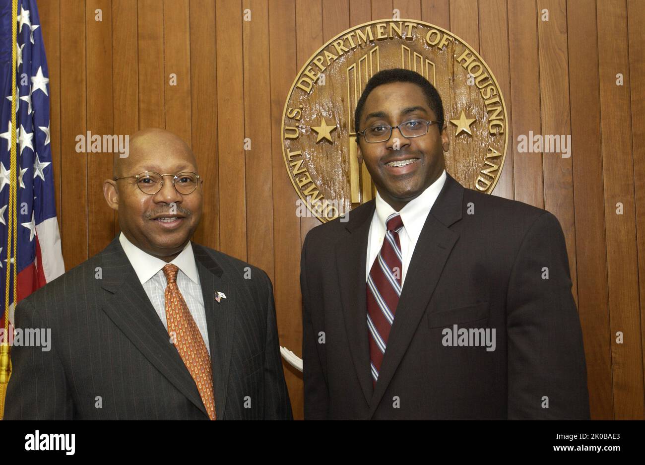 Secretary Alphonso Jackson with Mark Grider - Secretary Alphonso ...