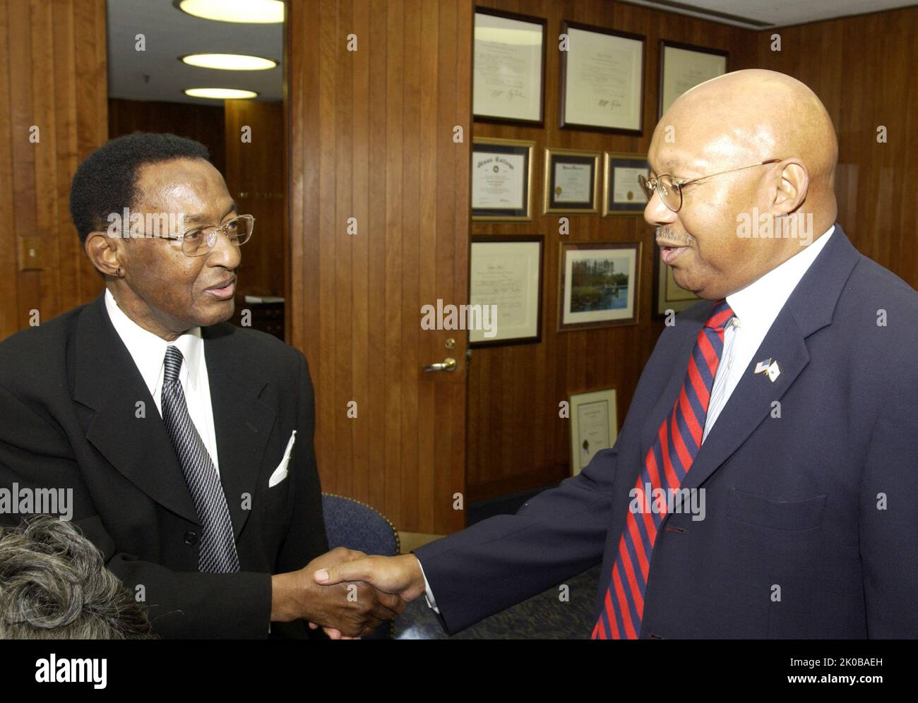 Visit of Sterling Tucker to HUD - Sterling Tucker, former Chairman of ...