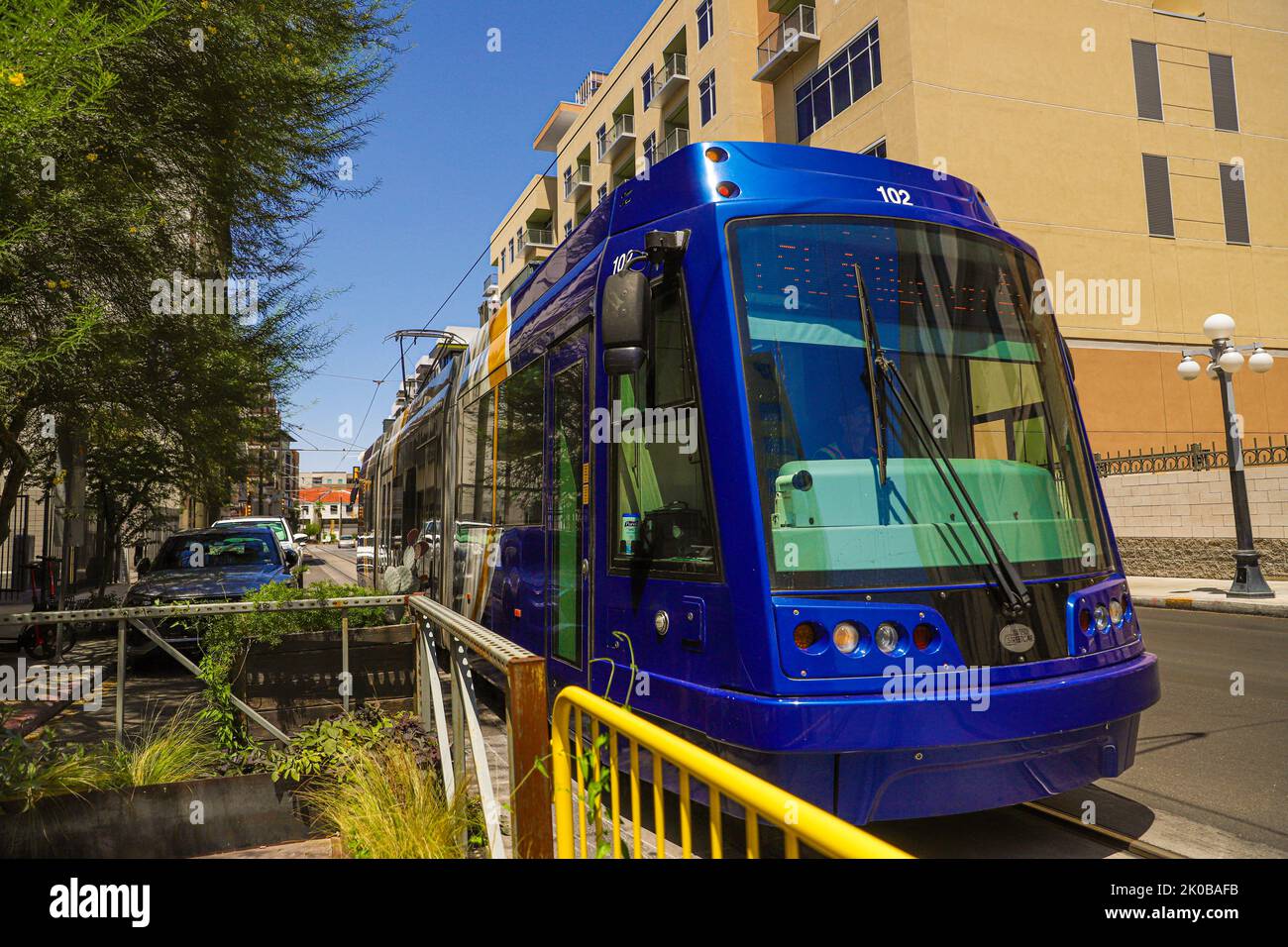 Metro Med transportation, Downtown Tucson, Arizona, United States. City ...