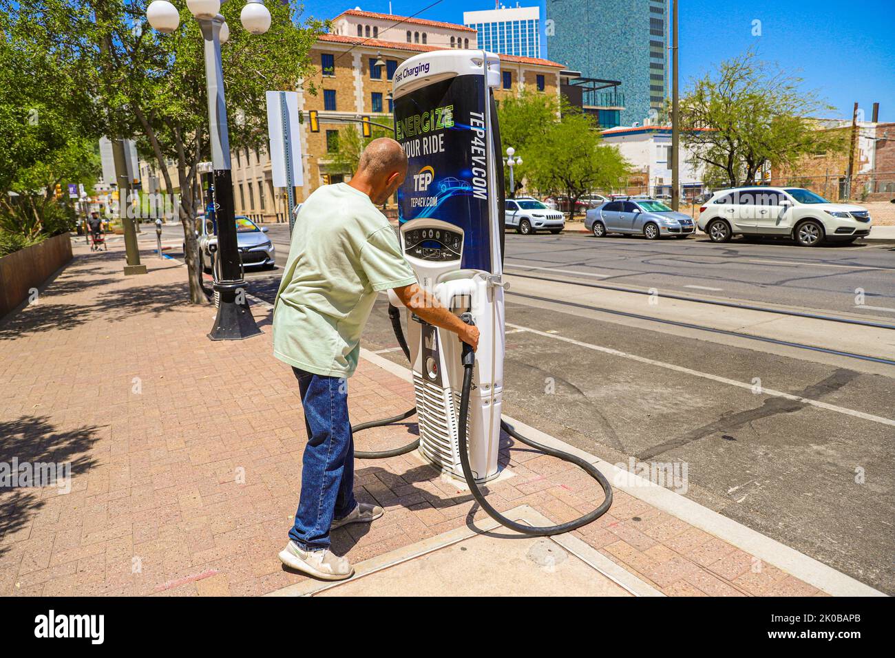 Electrolinera, charging station, charging center for electric cars ...