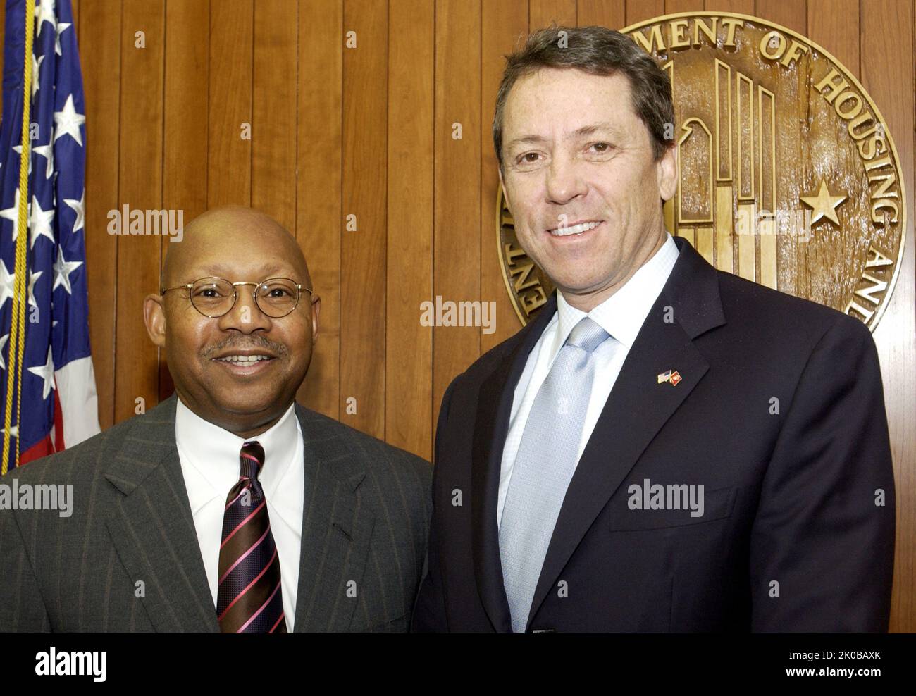 Secretary Alphonso Jackson with Joe Robert - Secretary Alphonso Jackson ...