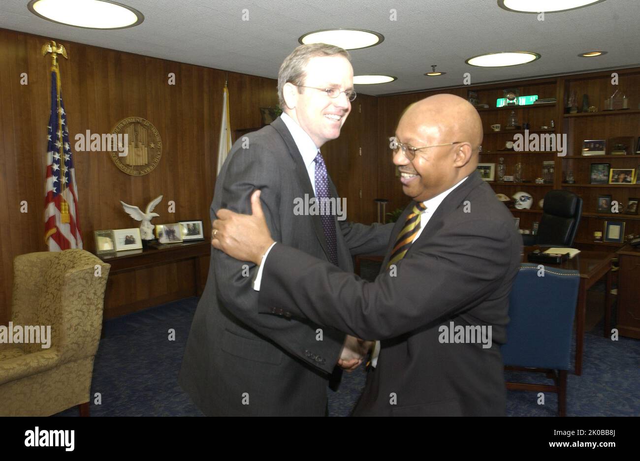 Secretary Alphonso Jackson with Dan Bartlett - Secretary Alphonso ...