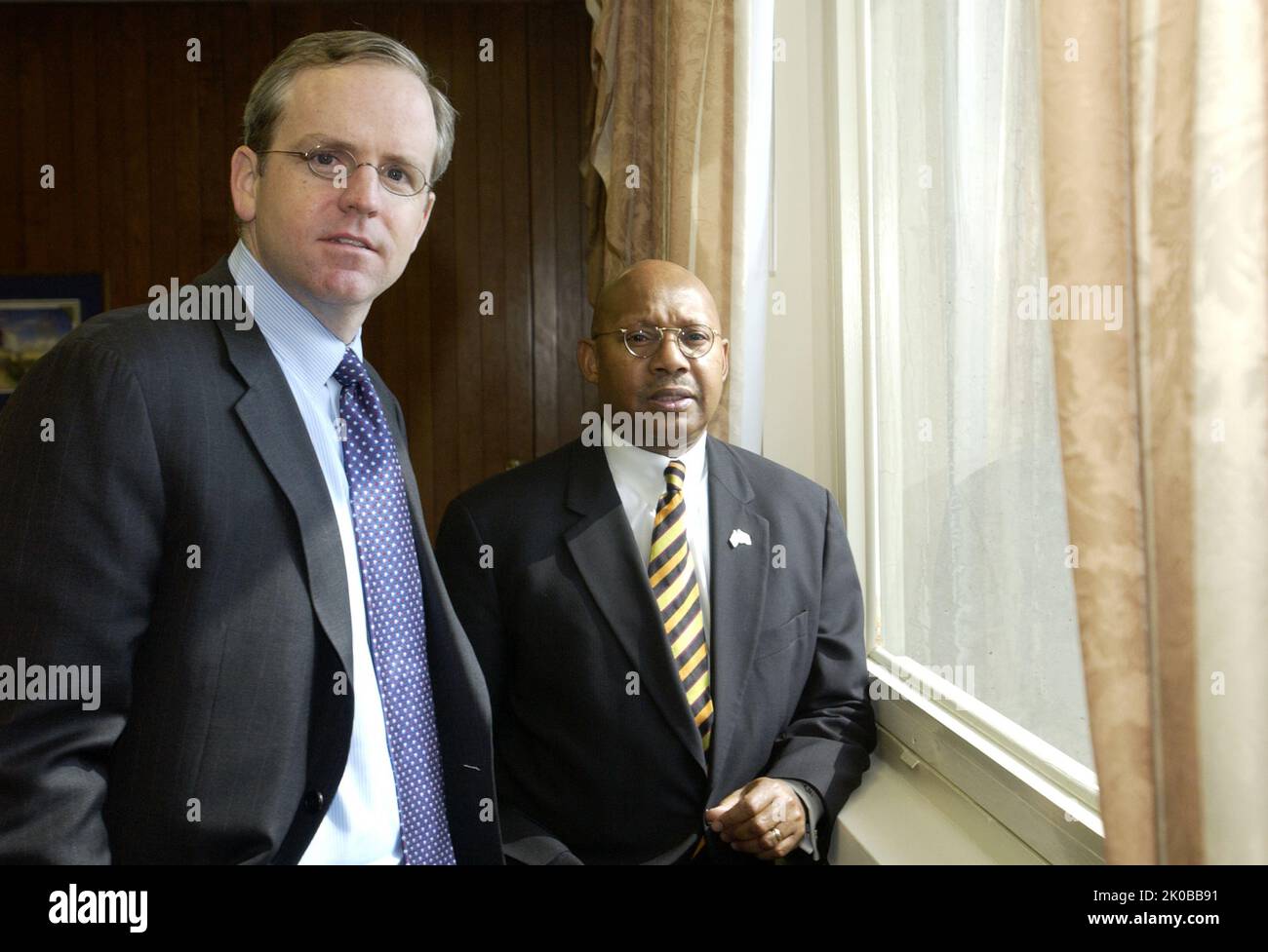 Secretary Alphonso Jackson with Dan Bartlett - Secretary Alphonso ...