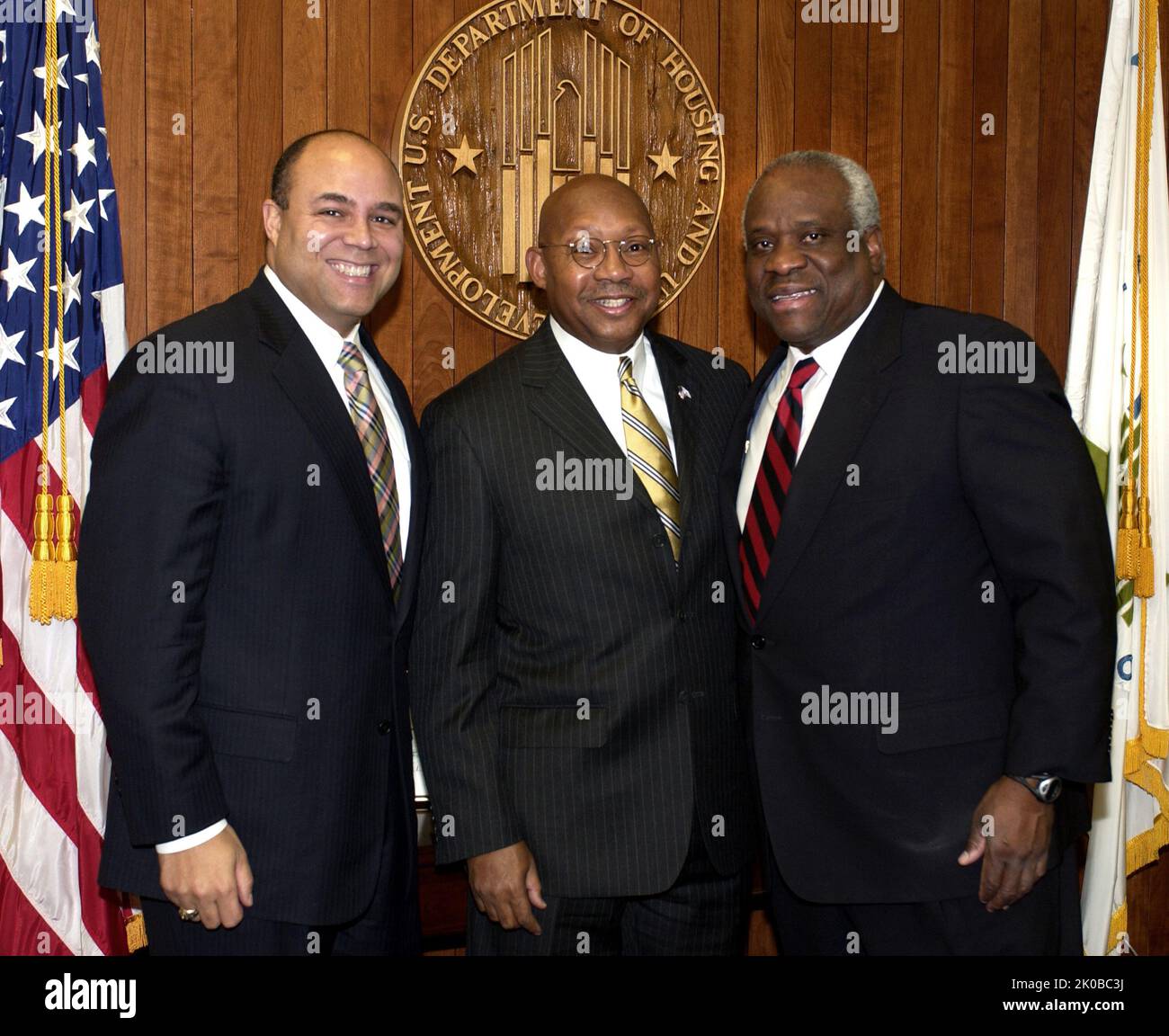 Secretary Alphonso Jackson with Clarence Thomas and Michael Powell ...