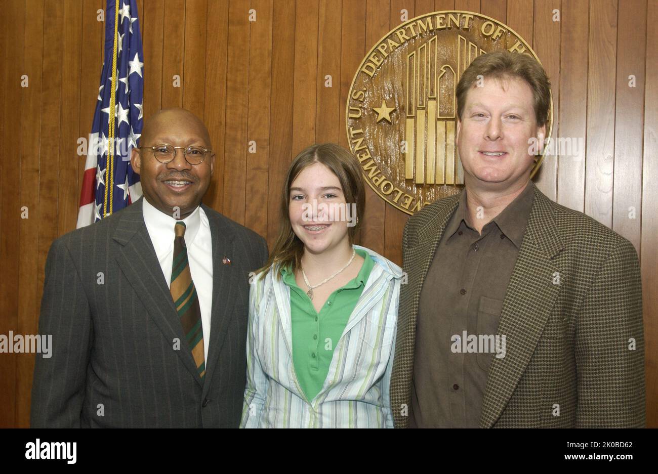 Secretary Alphonso Jackson with David and Kathleen Burke - Secretary ...