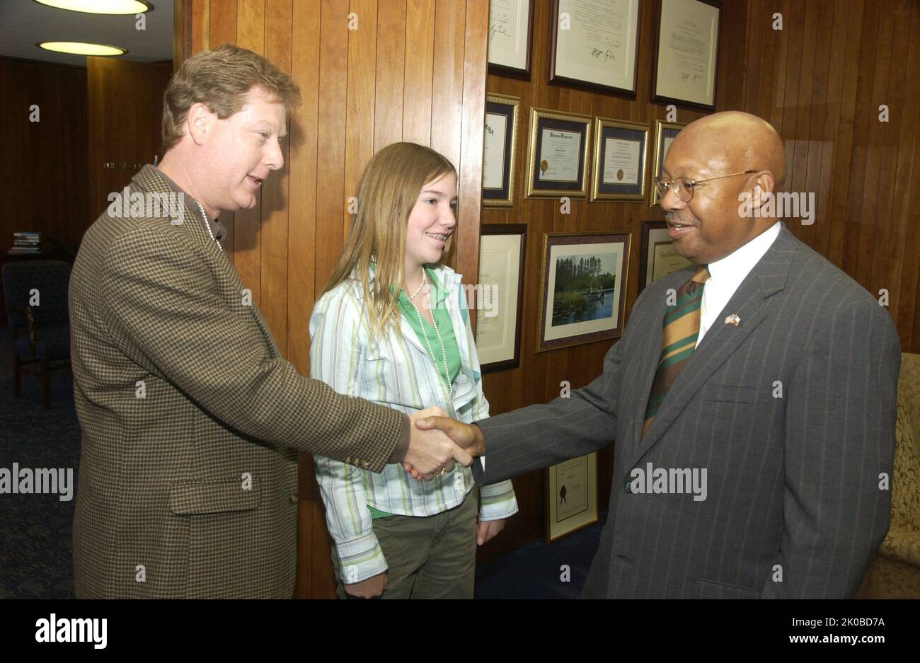 Secretary Alphonso Jackson with David and Kathleen Burke - Secretary ...