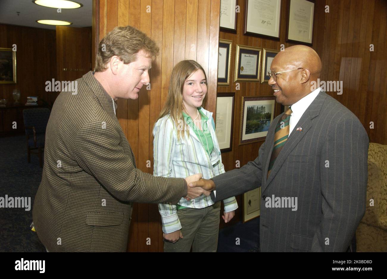 Secretary Alphonso Jackson with David and Kathleen Burke - Secretary ...