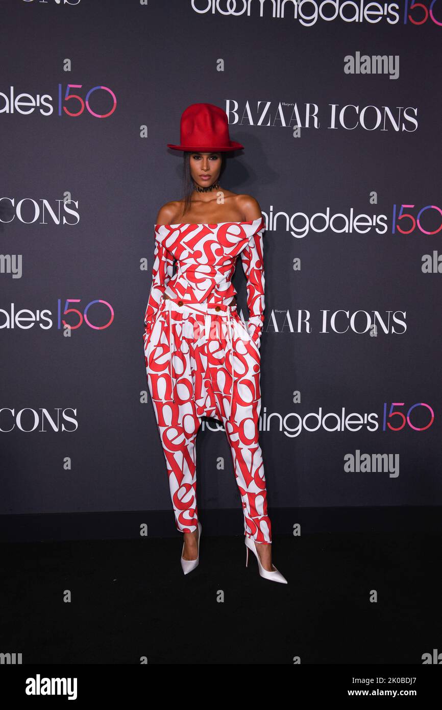 Cindy Bruna attends 2022 Harper's Bazaar ICONS & Bloomingdale's 150th ...