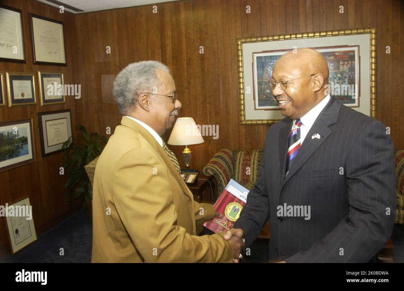 Secretary Alphonso Jackson with Stanley Newsome - Secretary Alphonso ...