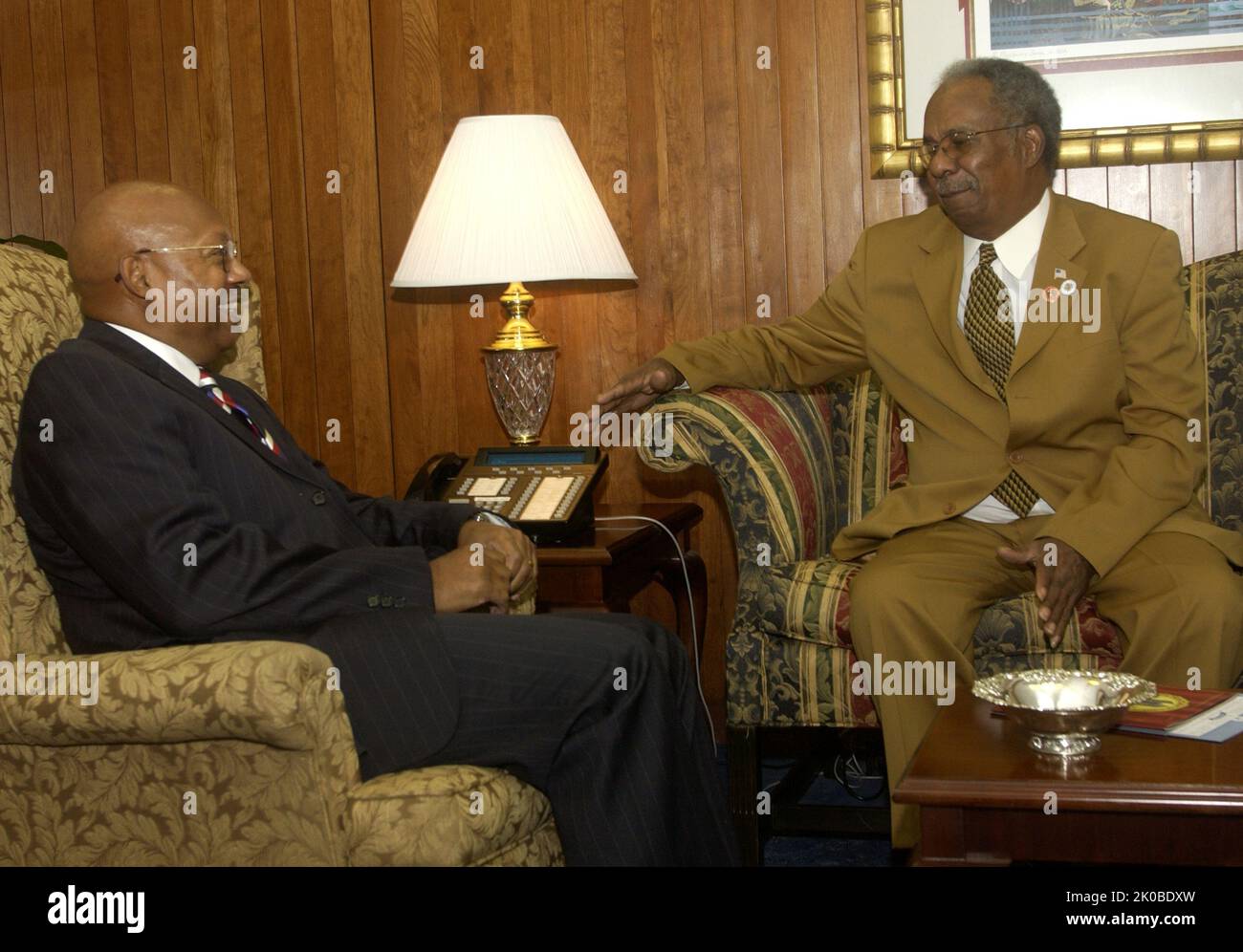 Secretary Alphonso Jackson with Stanley Newsome - Secretary Alphonso ...