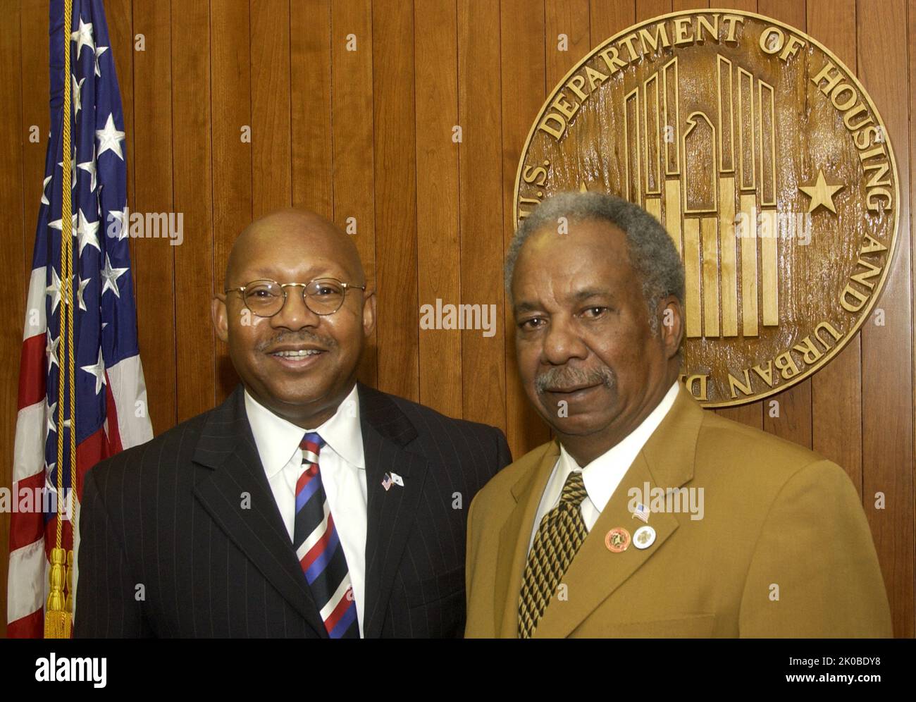 Secretary Alphonso Jackson with Stanley Newsome - Secretary Alphonso ...