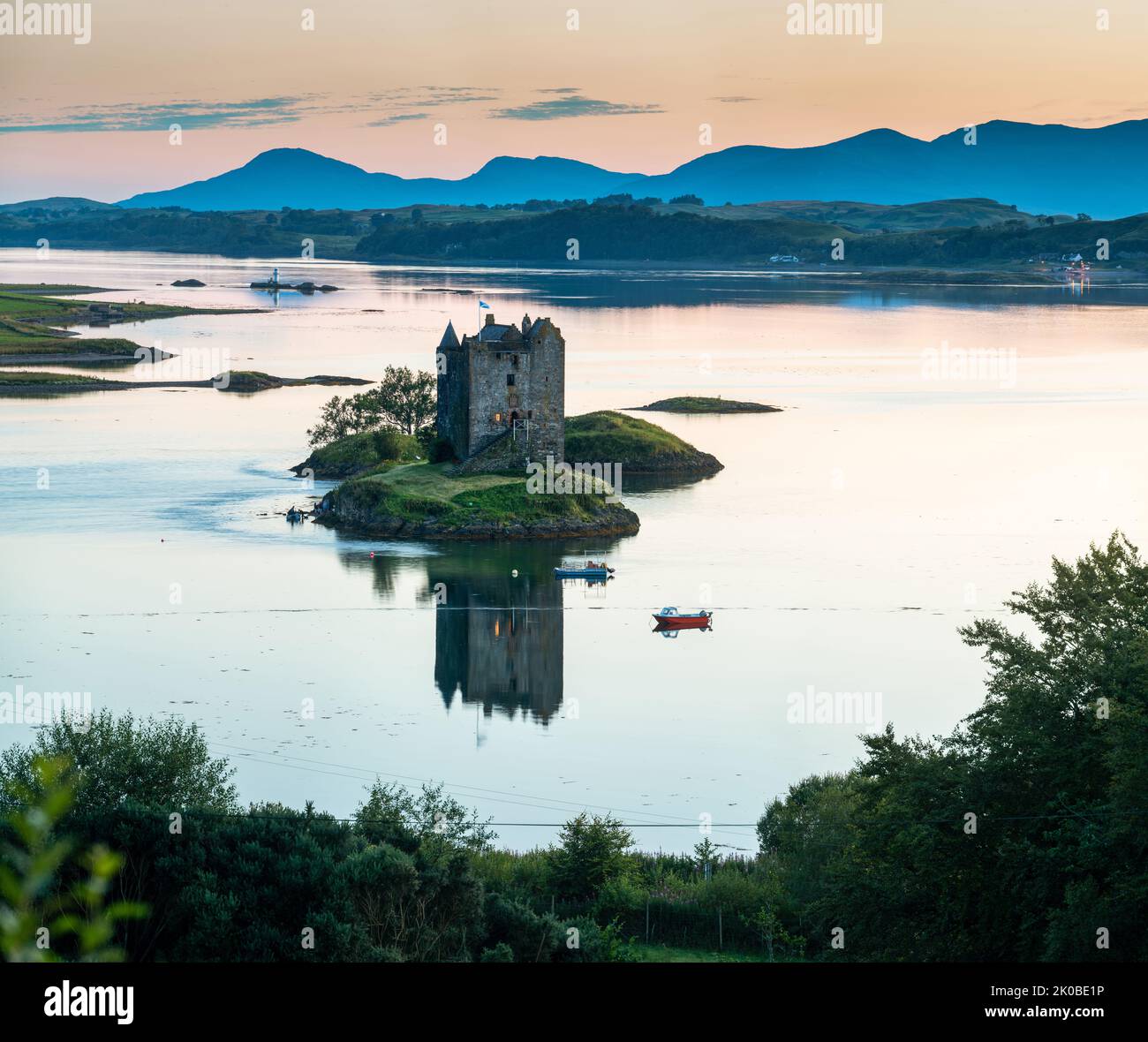 Stalker castle, Scotland, Europe Stock Photo - Alamy