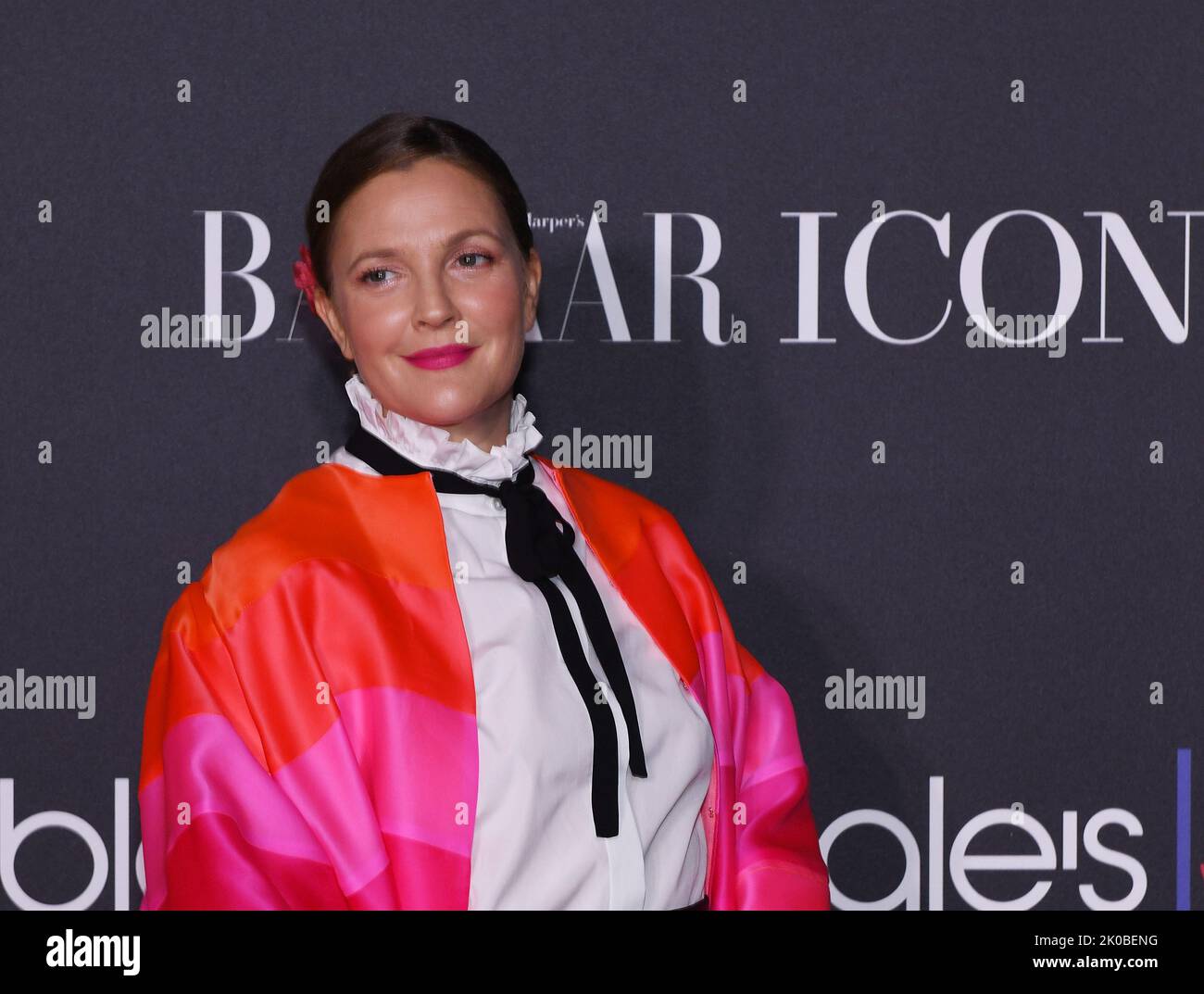 Drew Barrymore attends 2022 Harper's Bazaar ICONS & Bloomingdale's ...