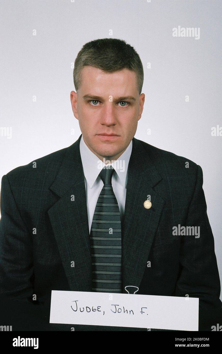 John Judge, Passport Photo - Passport photo of John Judge, Chief of ...