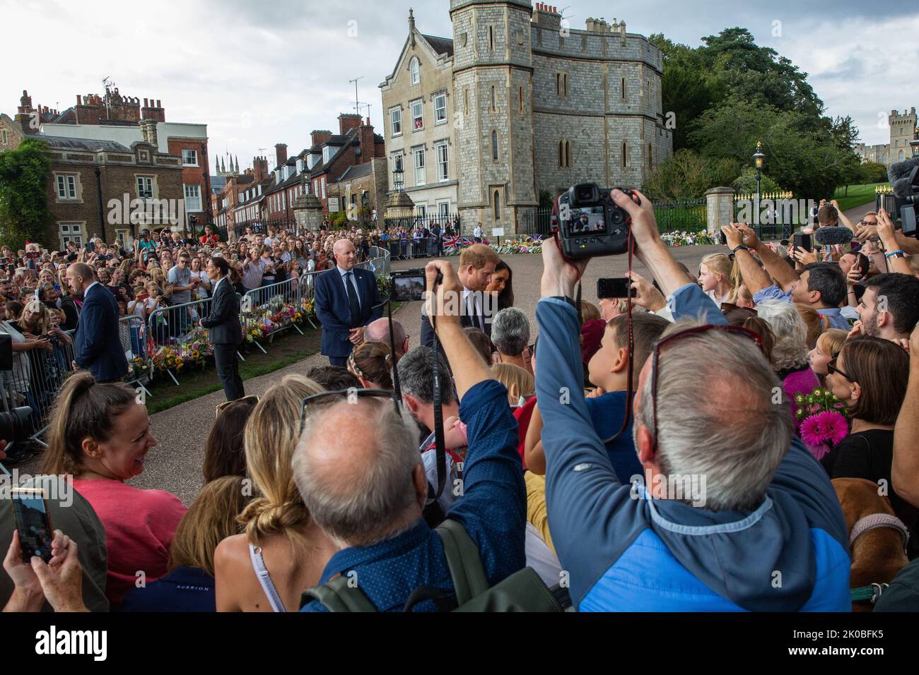 Windsor, UK. 10th September, 2022. Prince Harry and Meghan, the Duke ...