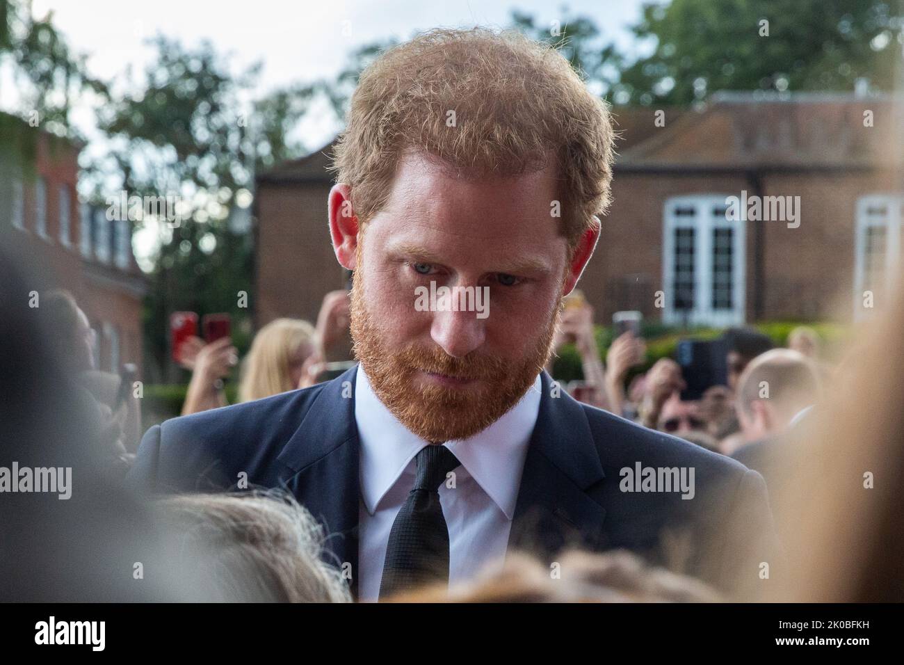 Windsor, UK. 10th September, 2022. Prince Harry, the Duke of Sussex ...