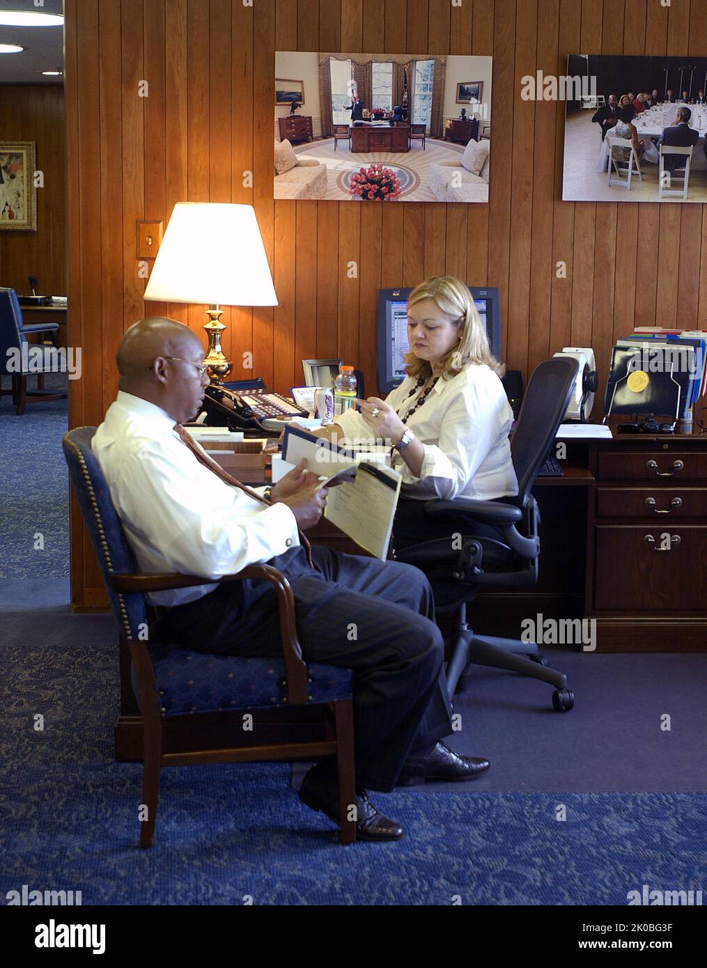 Secretary Alphonso Jackson with Kimberly Snyder - Secretary Alphonso ...