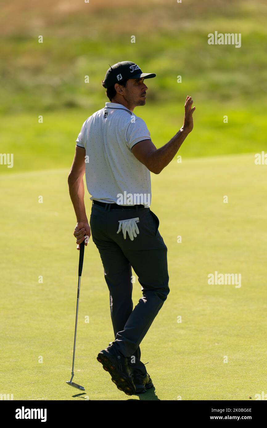 Rafa Cabrera Bello (ESP) 14th green during the BMW PGA Championship ...
