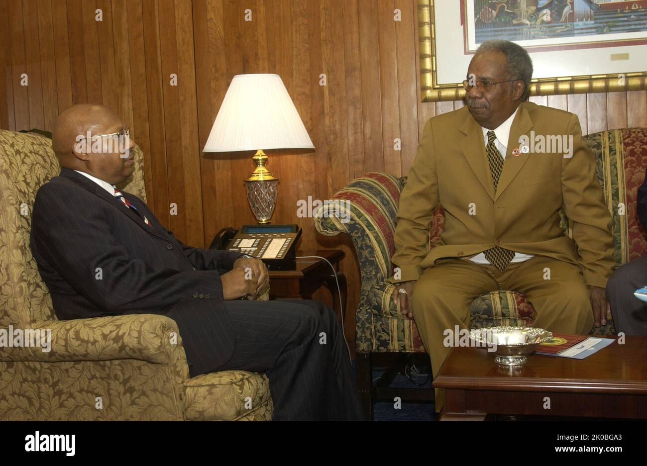 Secretary Alphonso Jackson with Stanley Newsome - Secretary Alphonso ...