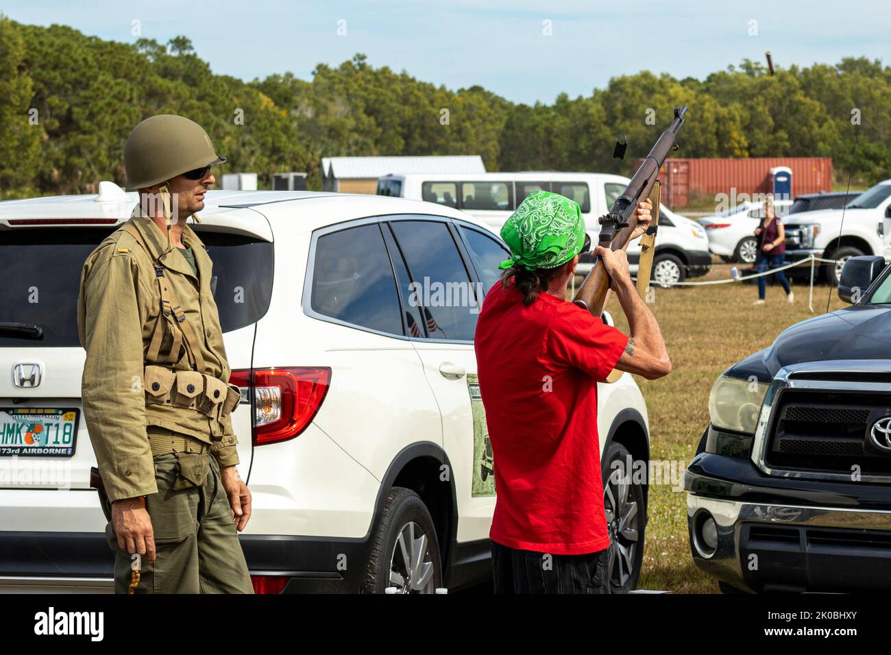 Air show war warfare machine gun hi-res stock photography and images ...
