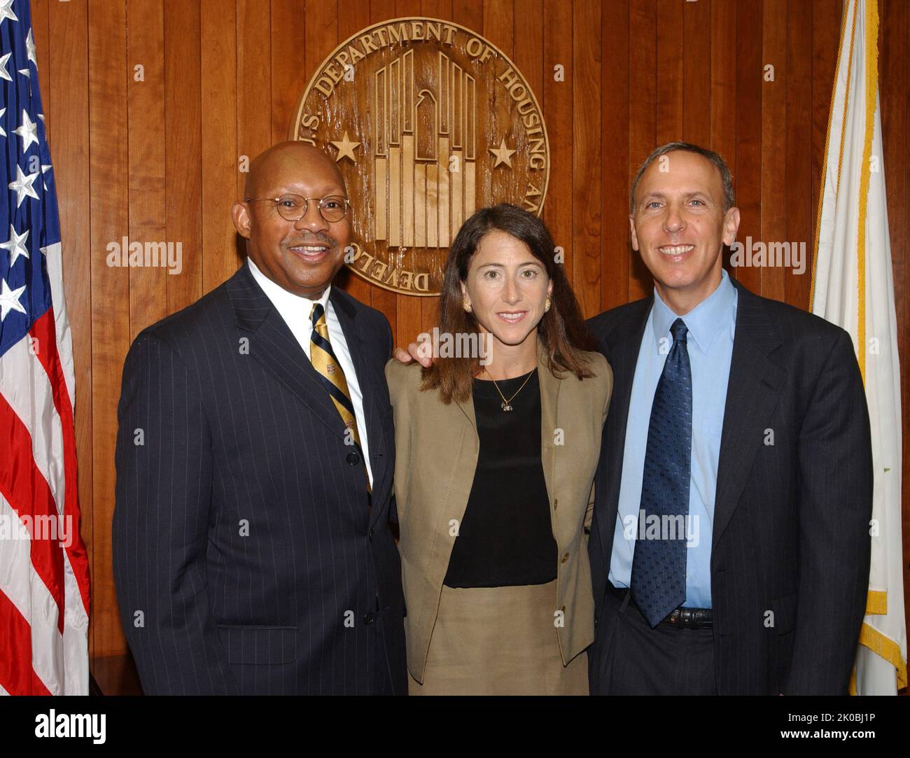 Secretary Alphonso Jackson with Bruce Barbash and Wife. Secretary ...