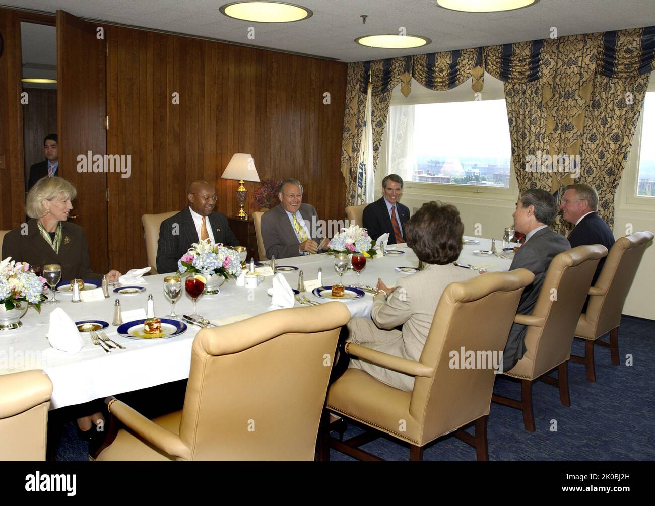 Secretary Alphonso Jackson Hosting Cabinet Luncheon. Secretary Alphonso ...