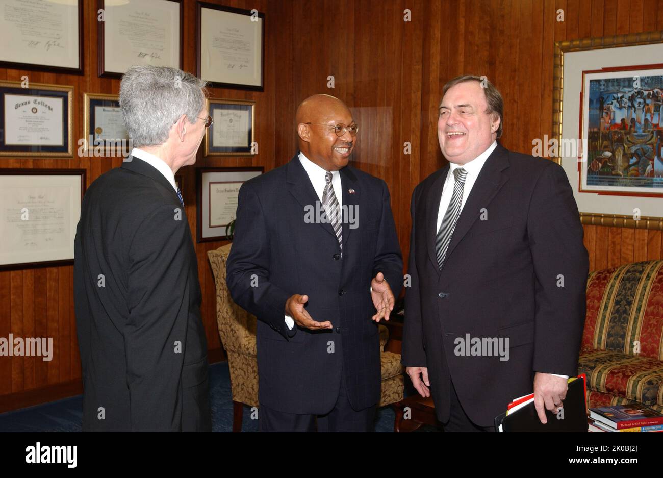 Secretary Alphonso Jackson with Britain's Deputy Prime Minister John ...