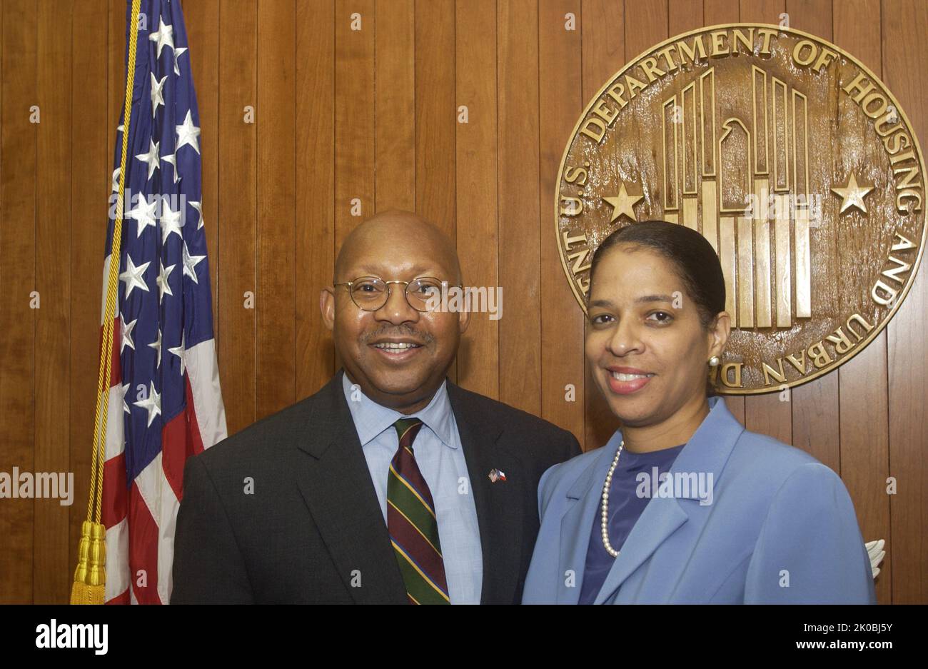 Secretary Alphonso Jackson with Dr. Lori Moon. Secretary Alphonso ...