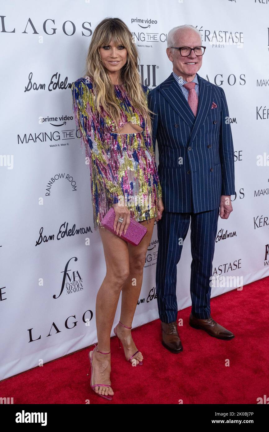 Heidi Klum and Tim Gunn arrive at The Daily Front Row Fashion Media ...