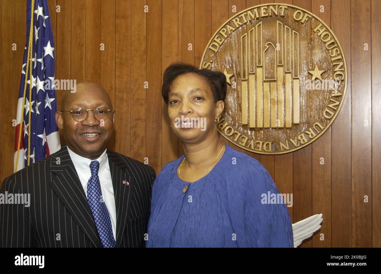 Secretary Alphonso Jackson with with Cassandra Butler - Secretary ...