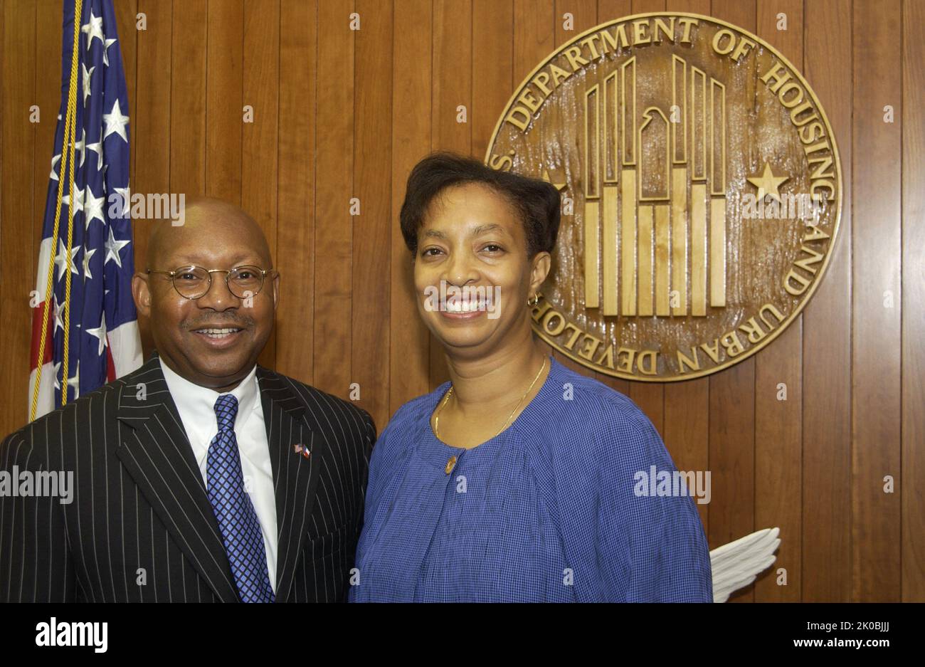 Secretary Alphonso Jackson with with Cassandra Butler - Secretary ...