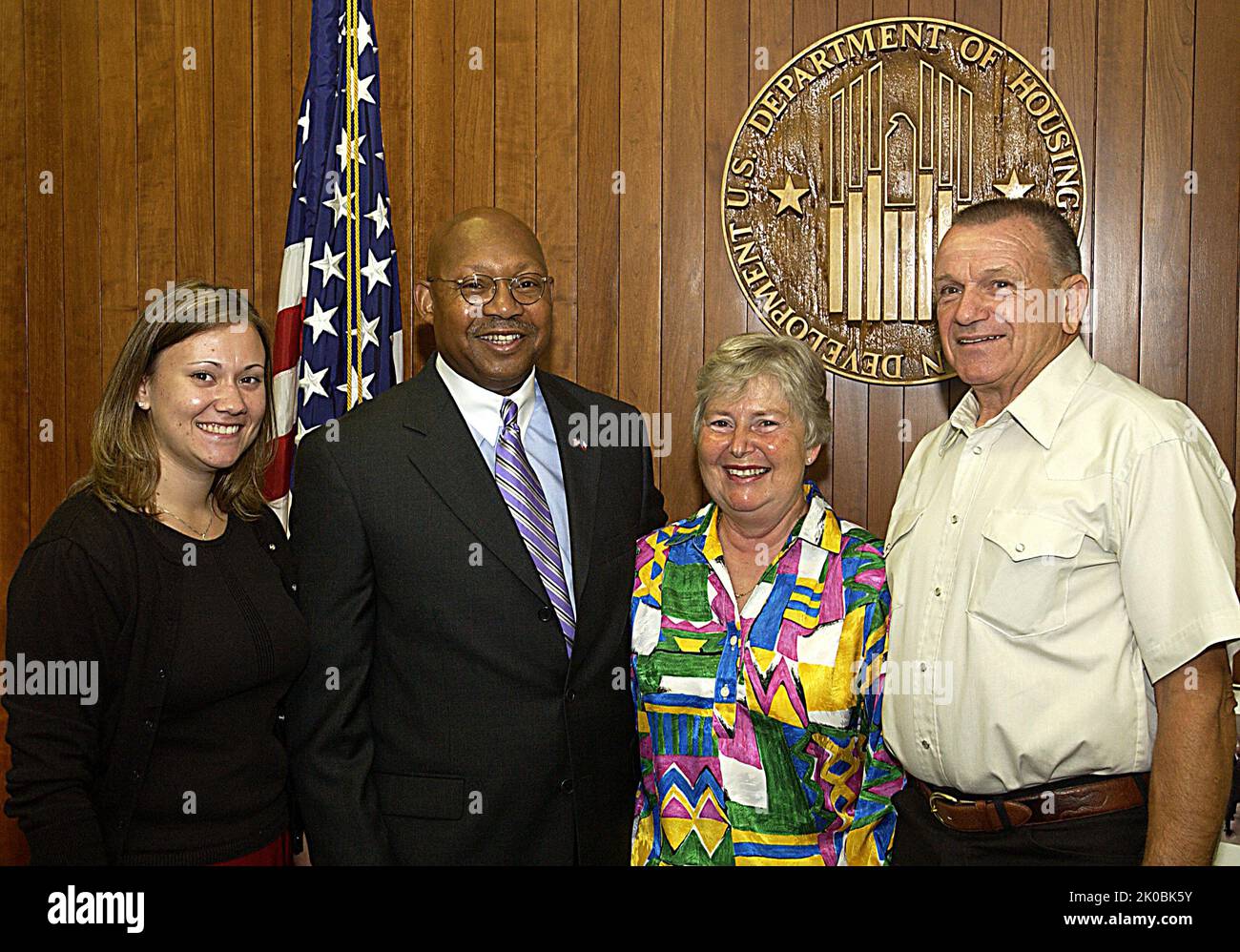 Secretary Alphonso Jackson with Rebekah Pemberton and Family. Secretary ...