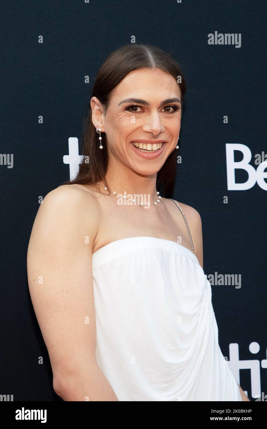 Carmen Madonia attends the premiere of "The Woman King" at Roy Thomson ...