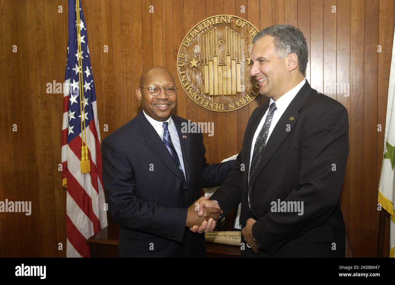 Secretary Alphonso Jackson with Office of Inspector General Special ...