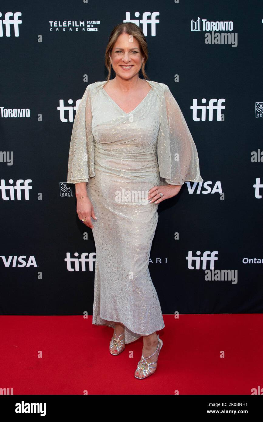 Cathy Shulman attends the premiere of "The Woman King" at Roy Thomson ...
