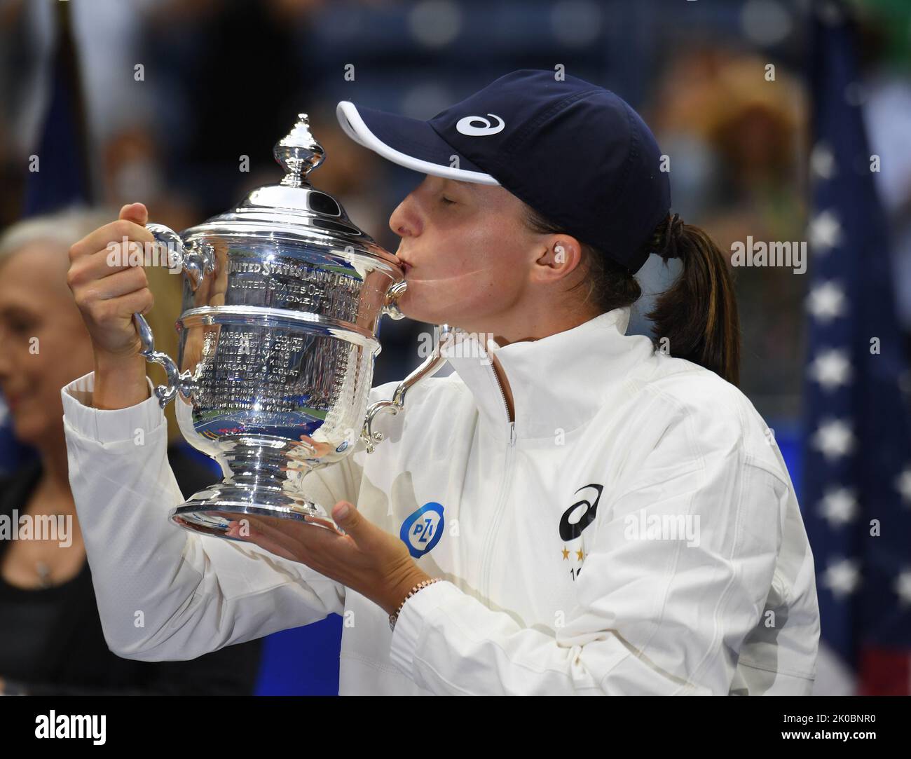 Iga swiatek trophy us open hi-res stock photography and images - Alamy