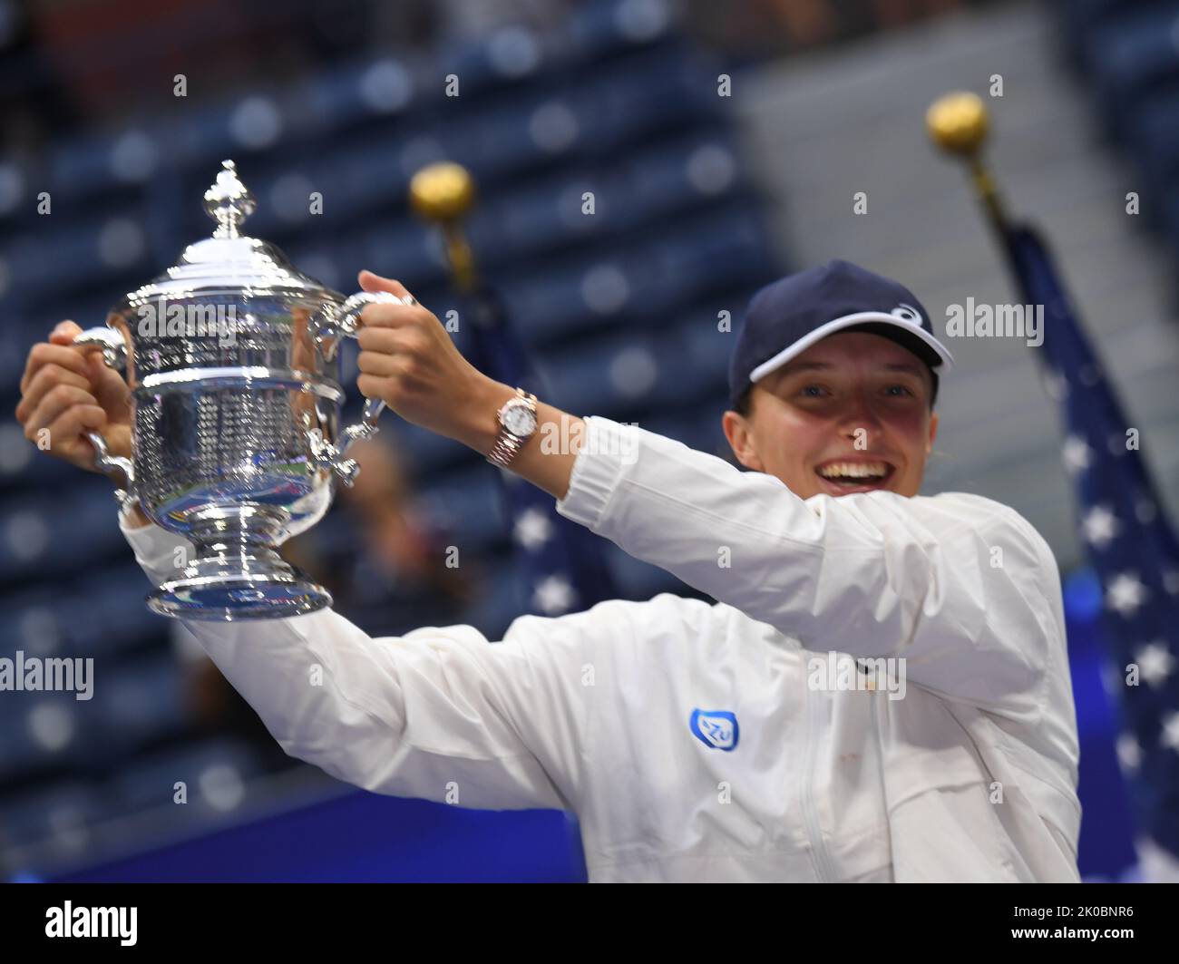 Iga swiatek trophy us open hi-res stock photography and images - Alamy