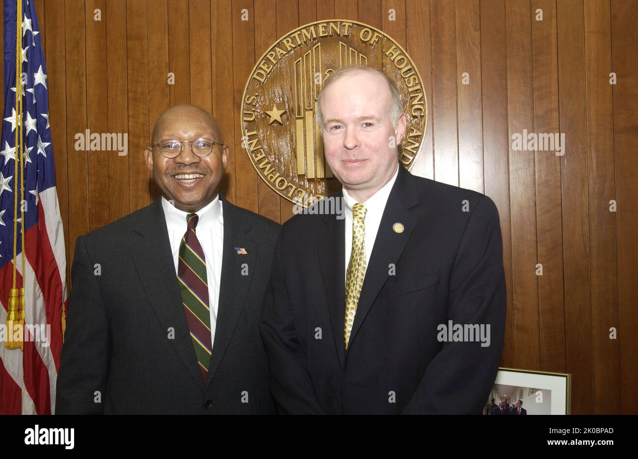 Secretary Alphonso Jackson with Patrick Pujda. Secretary Alphonso ...