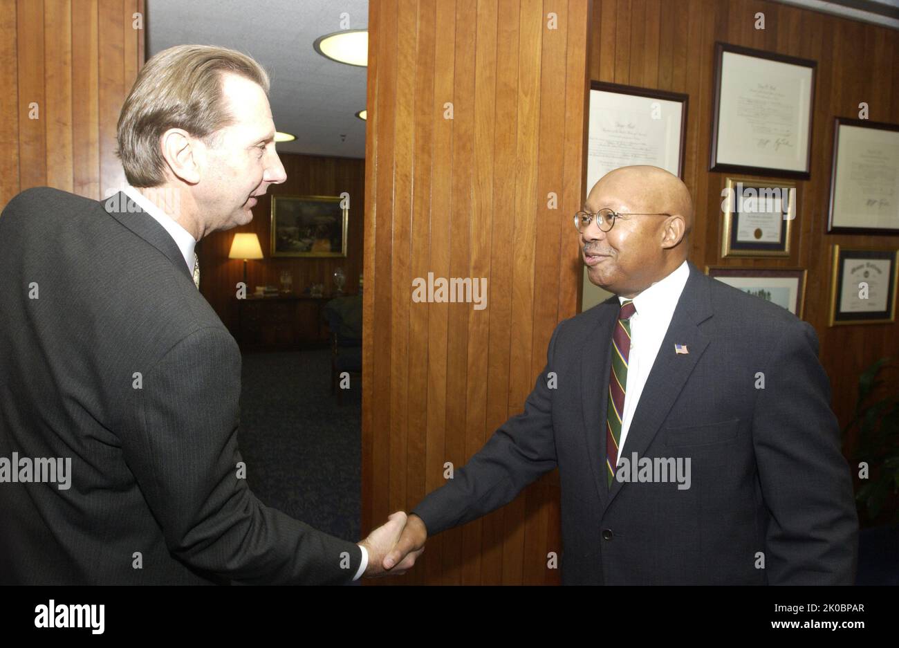 Secretary Alphonso Jackson with Patrick Pujda. Secretary Alphonso ...