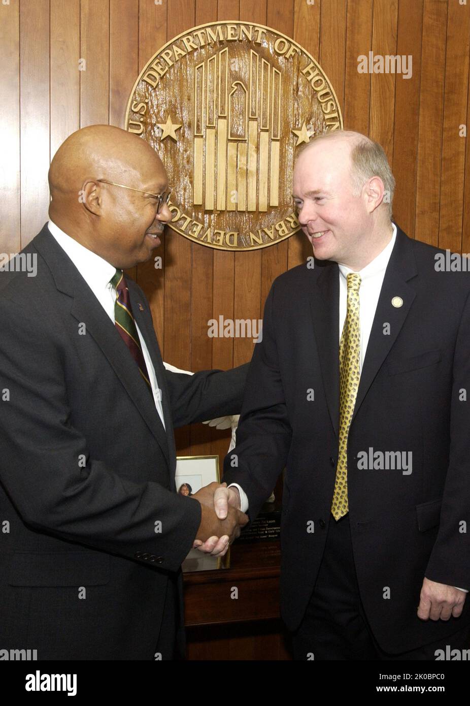 Secretary Alphonso Jackson with Patrick Pujda. Secretary Alphonso ...