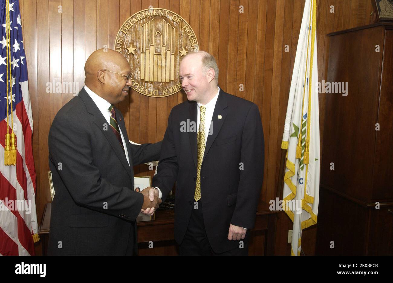 Secretary Alphonso Jackson with Patrick Pujda. Secretary Alphonso ...