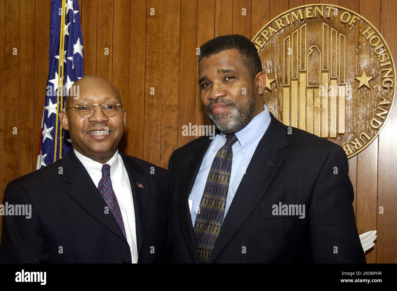 Secretary Alphonso Jackson with National Black Caucus Leaders ...